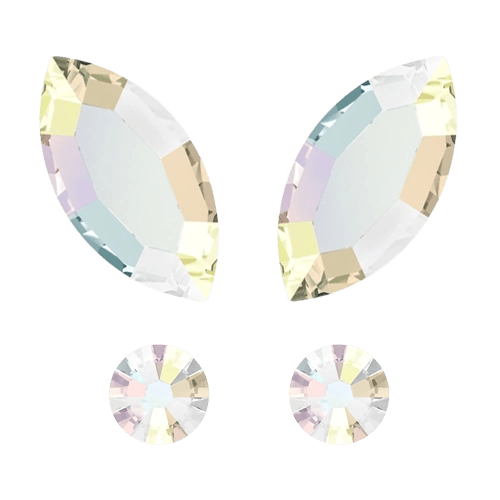 Strass dentaire papillon Aurore Boréale Swarovski (pack 10 poses ...